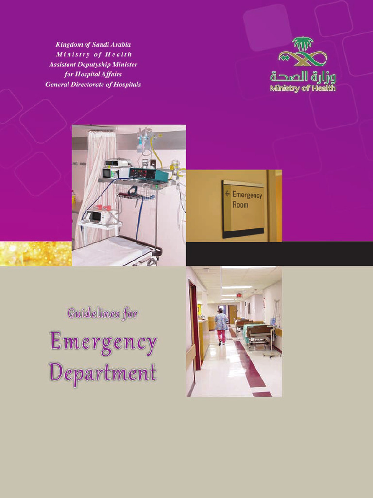 Emergency Dept. Guidelines KSA | PDF | Saudi Arabia | Health Sciences