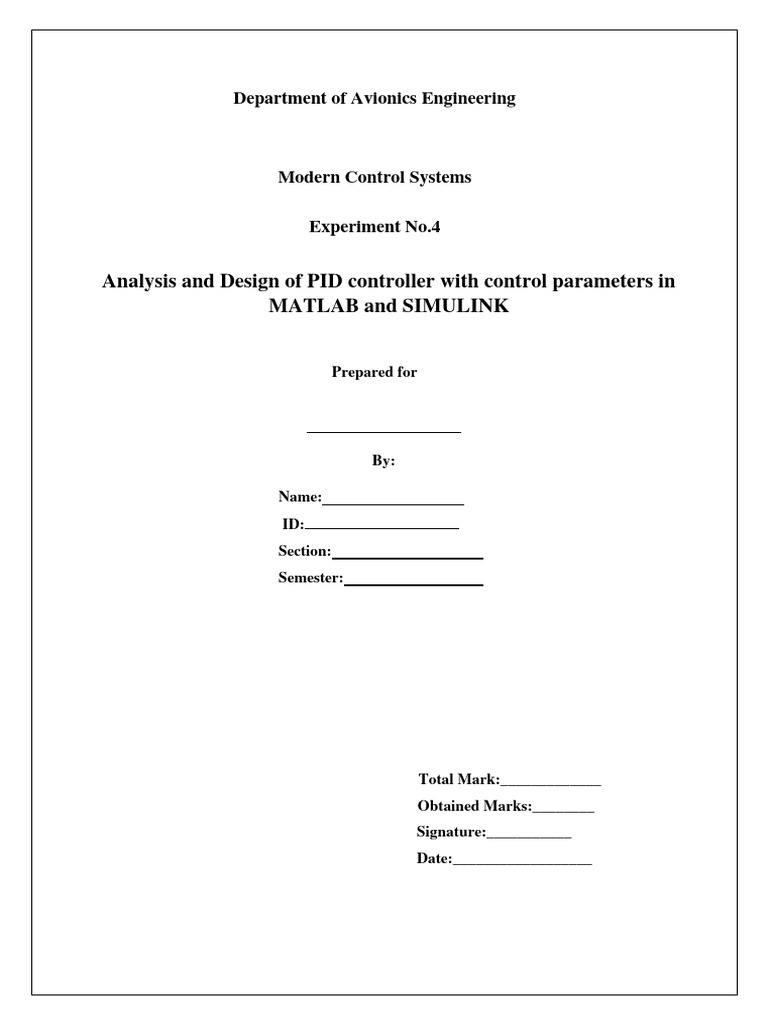 Moderncontrollab4-220408213733 2 | PDF | Control Theory | Applied ...