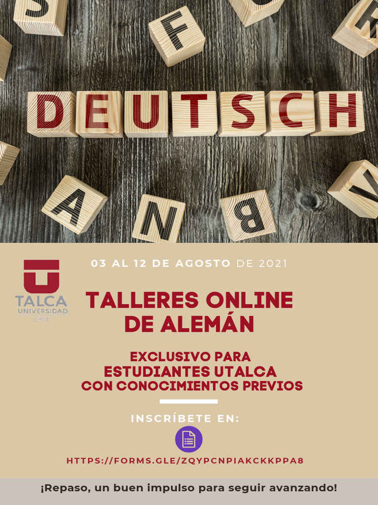 Flyer Talleres de Alemán - Invierno 2021 | PDF