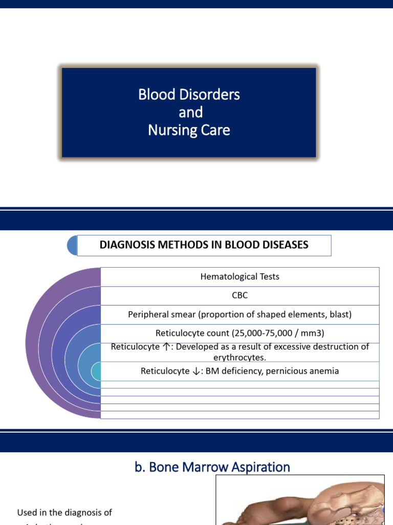 Blood Disorders: Diagnosis & Nursing Care | PDF | Anemia | Platelet