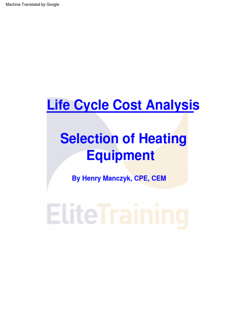Z1 LCC Example | PDF | Cost–Benefit Analysis | Life Cycle Assessment