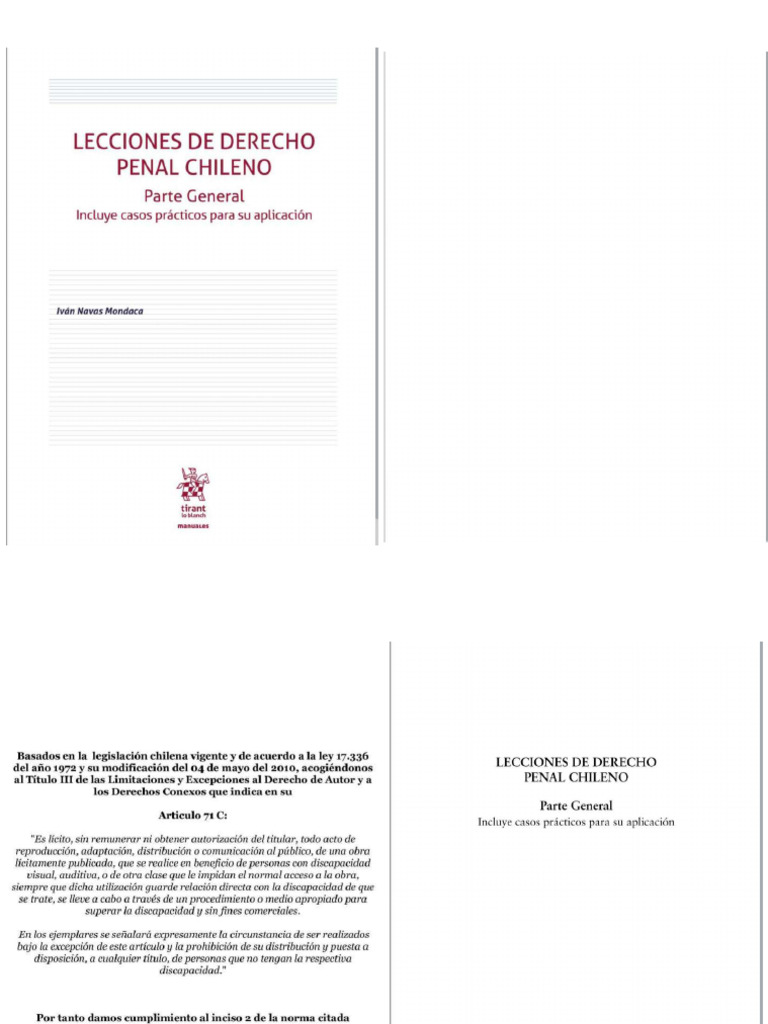 Lecciones de Derecho Penal Parte General Ivan Nava - 240315 - 174338 | PDF