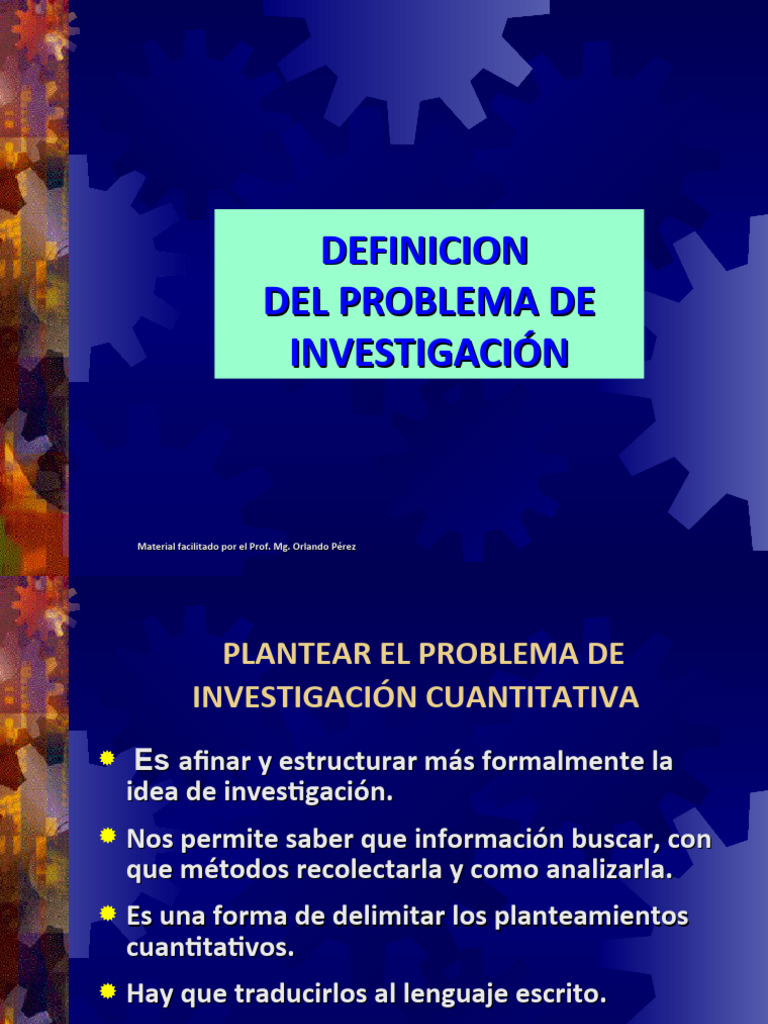 3 Formulacion Del Problema y Objetivos | PDF | Conocimiento | Gestión ...