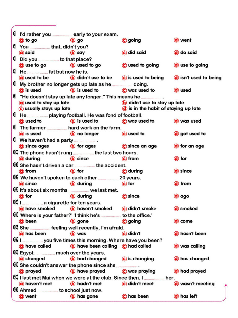 Units 1-6 Grammar Choose Giants | PDF