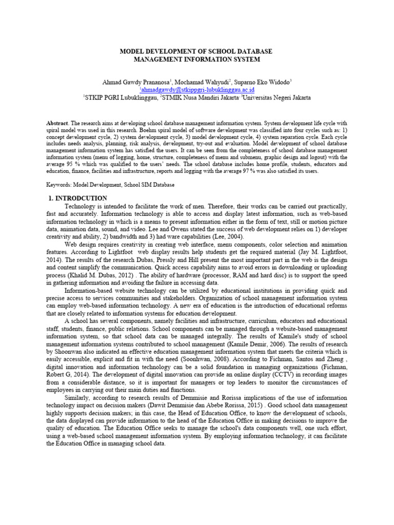 School DBMS | PDF | Databases | Menu (Computing)