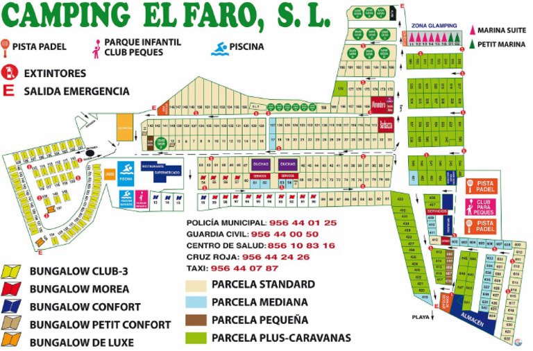 Plano Camping El Faro 2023 | PDF