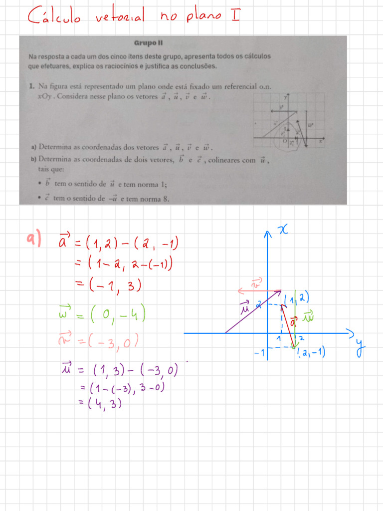 Cálculo Vetorial No Plano I | PDF