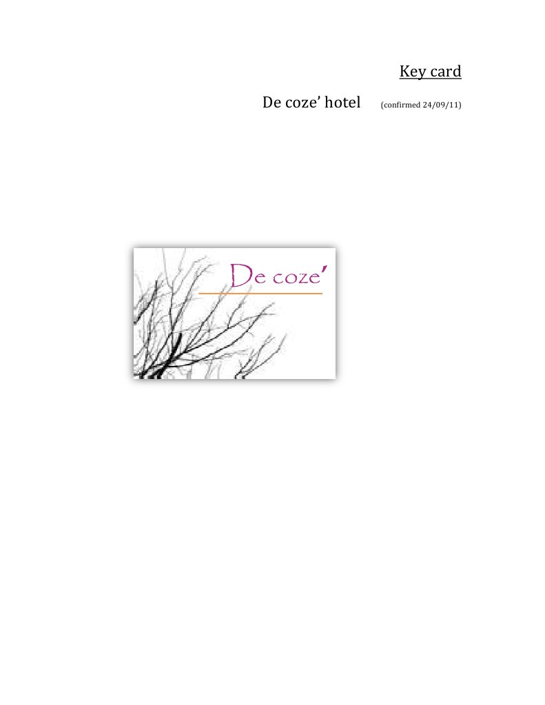 Key Card | PDF
