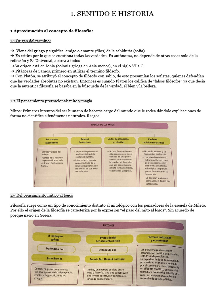 Tema 1 2 | PDF | Platón | Razón