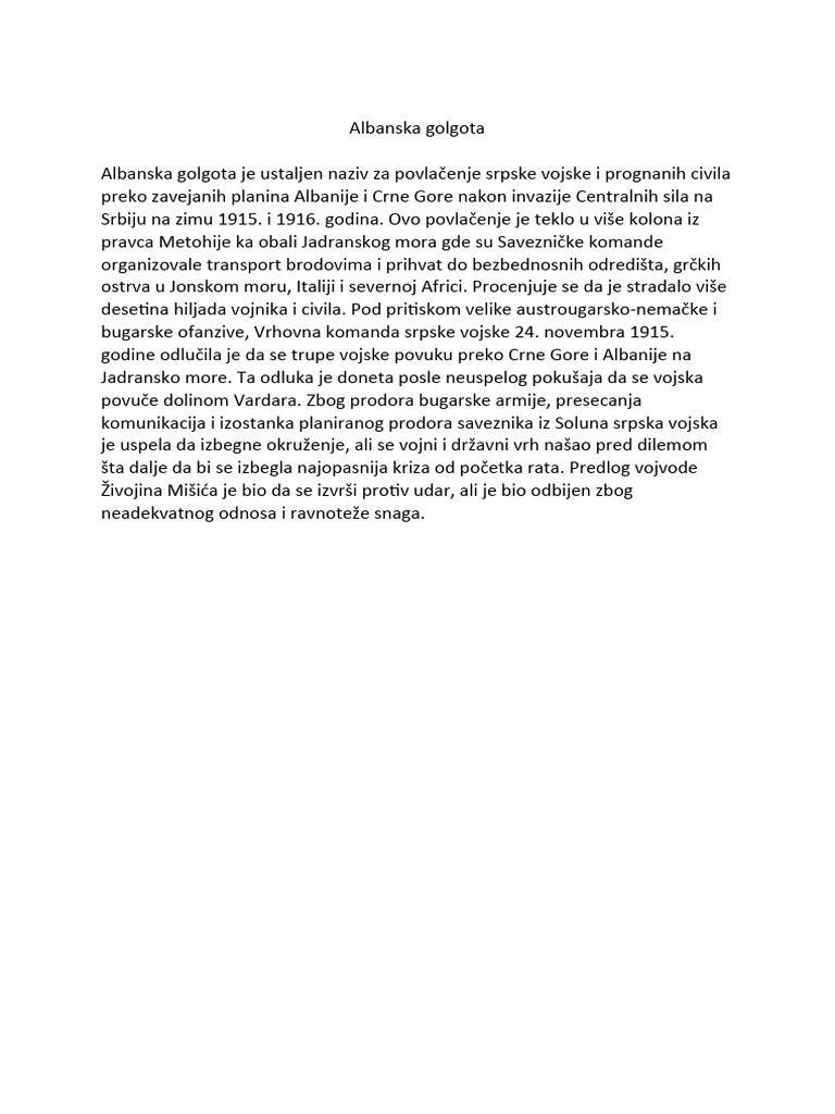 Albanska Golgota | PDF