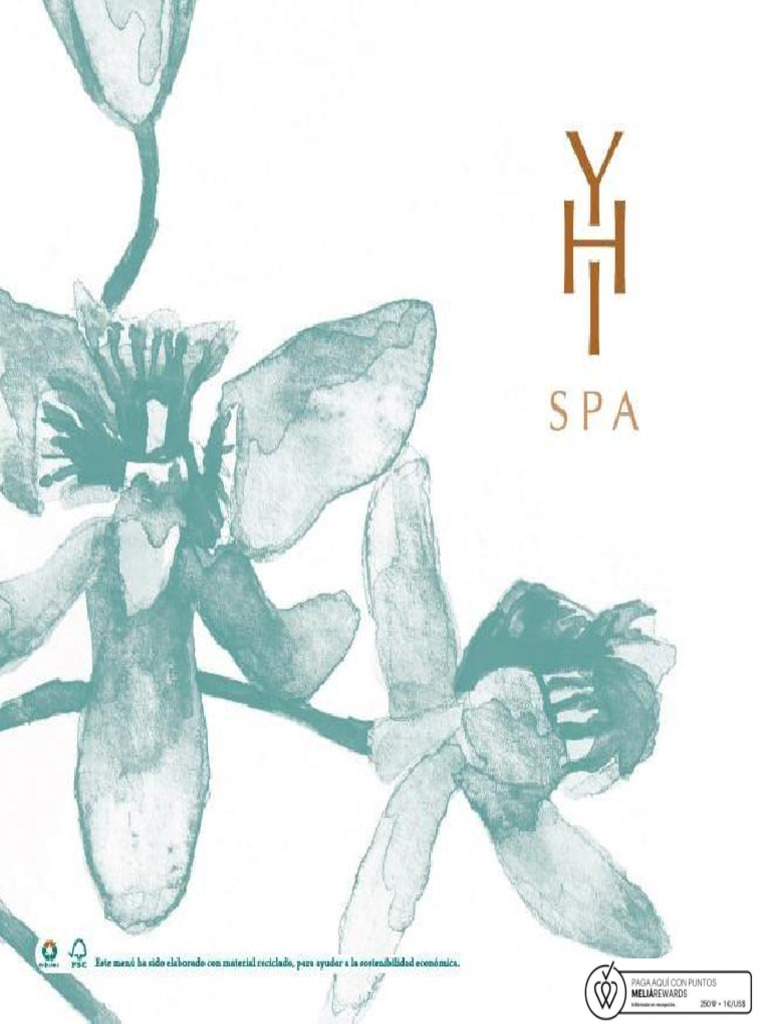 Menú YHI SPA MPCB 2024 - ESPAÑOL | PDF | Masaje | El embarazo