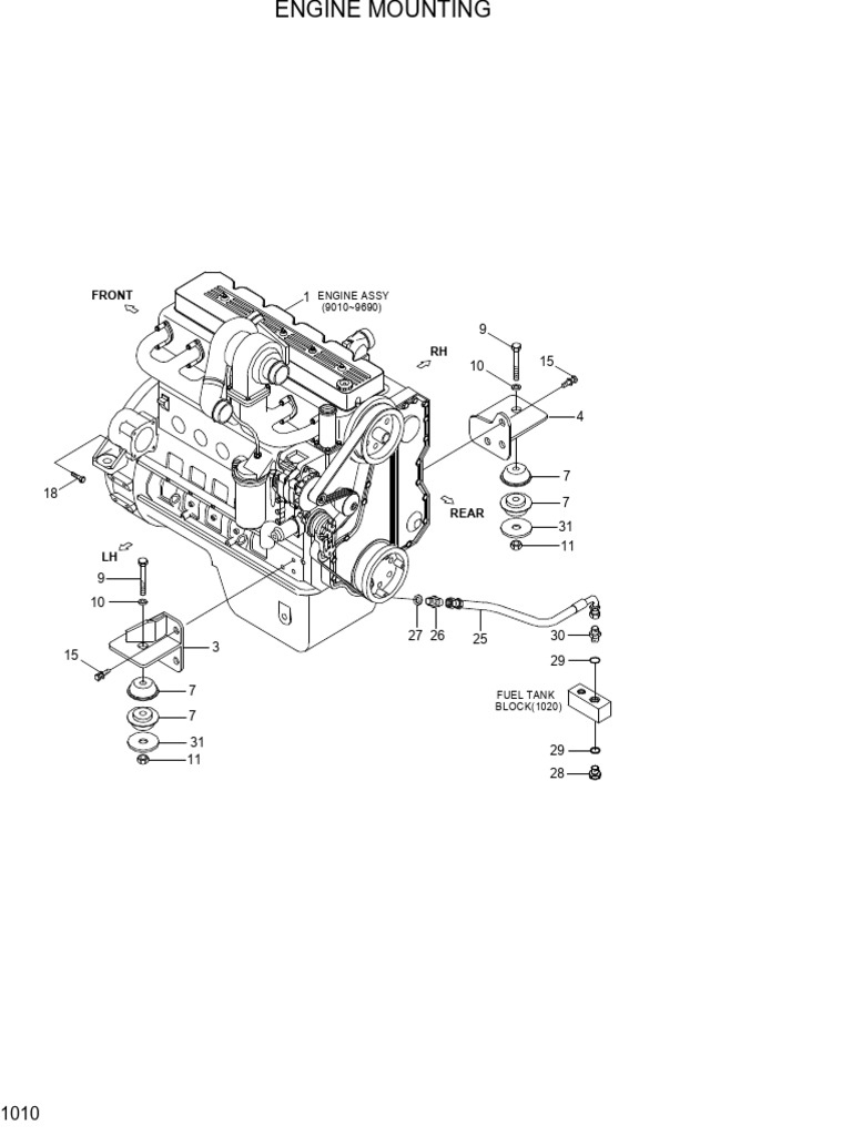 Engine and Fuel System Parts List | PDF | Engines | Manufactured Goods