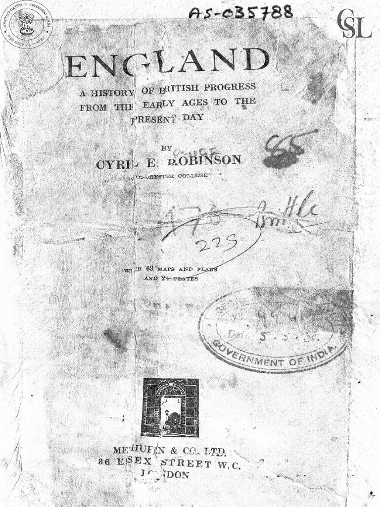 England - A History of British Progress From The Early Ages To The ...