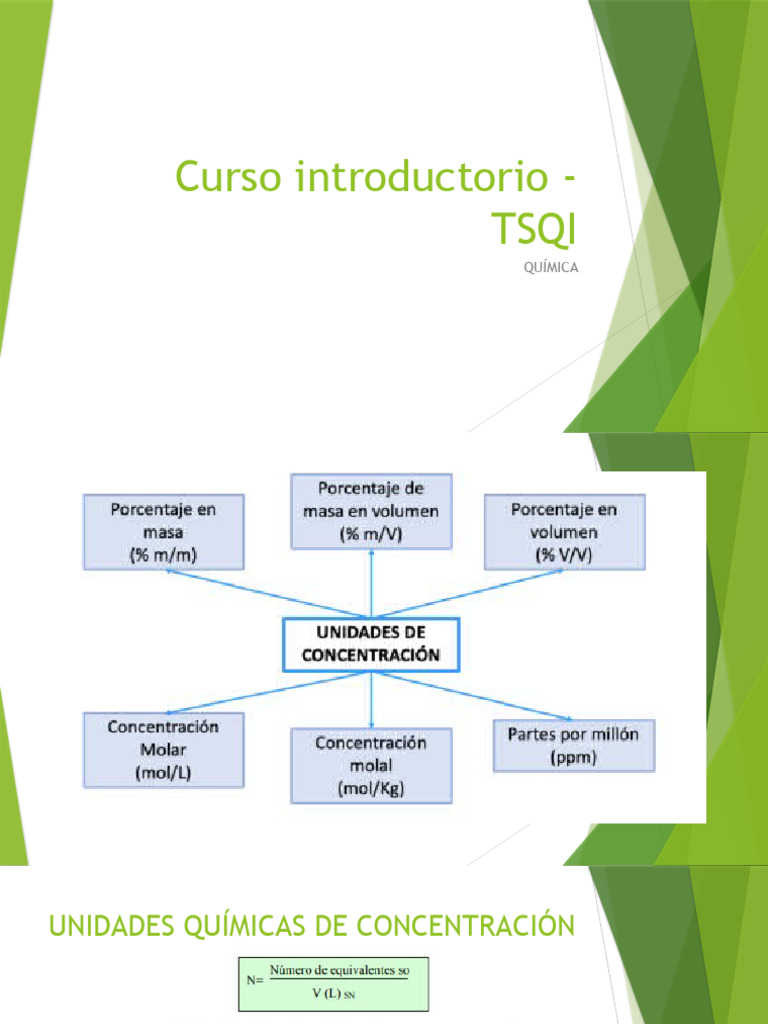 Clase 3 - Soluciones Curso Introductorio - TSQI | PDF | Mole (Unit ...