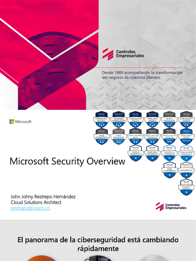 Microsoft Security Overview | Descargar gratis PDF | Seguridad | La ...