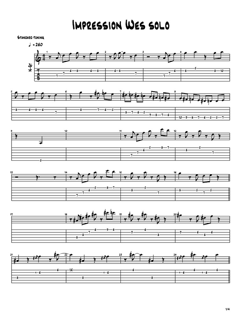 Solo Wes Impression | PDF