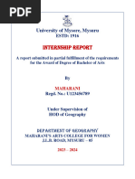 Internship Report Structure Guide | PDF
