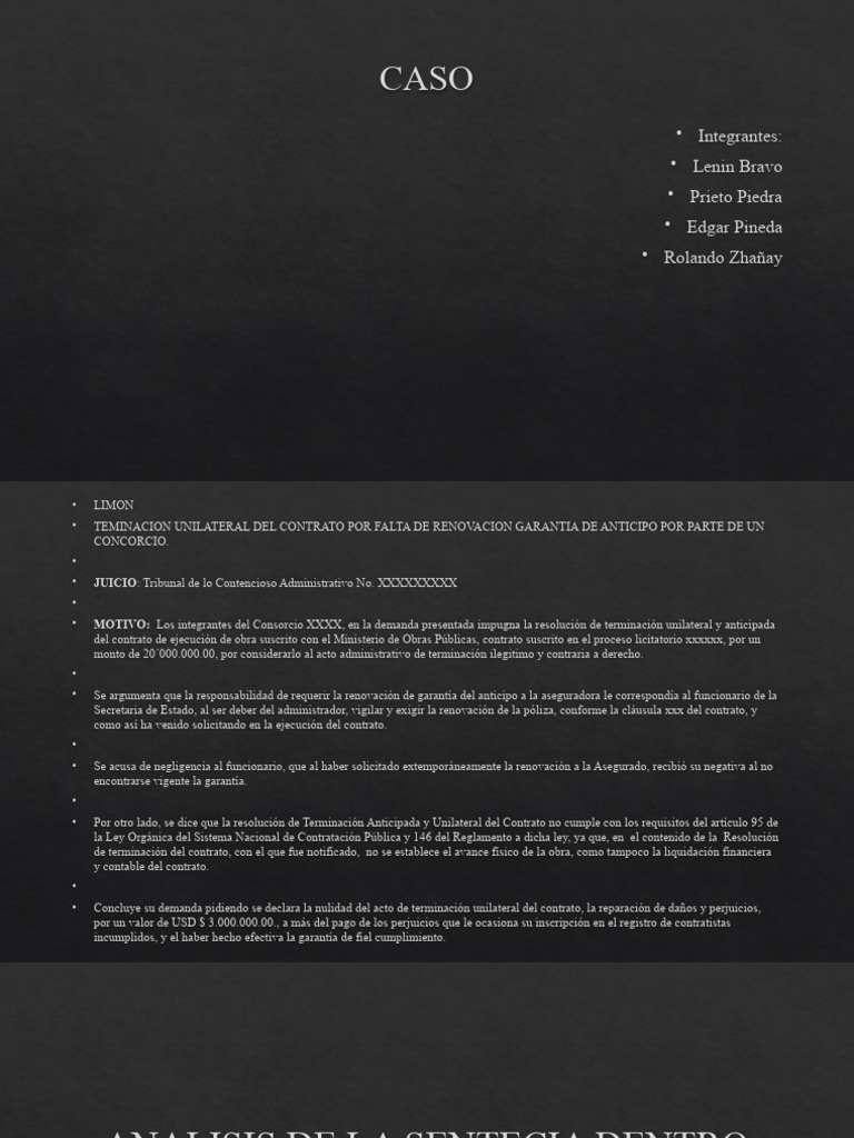 ANALISIS DE LA SENTECIA DENTRO DEL JUICIO Nº | PDF | Daños y perjuicios | Caso de ley
