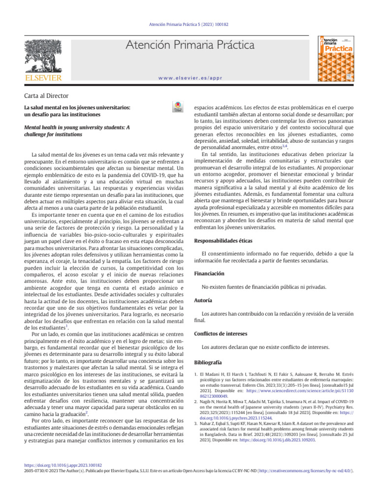 COMU 1 | PDF | Salud mental | Bienestar