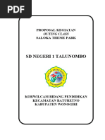 Contoh Proposal Outing Class | PDF