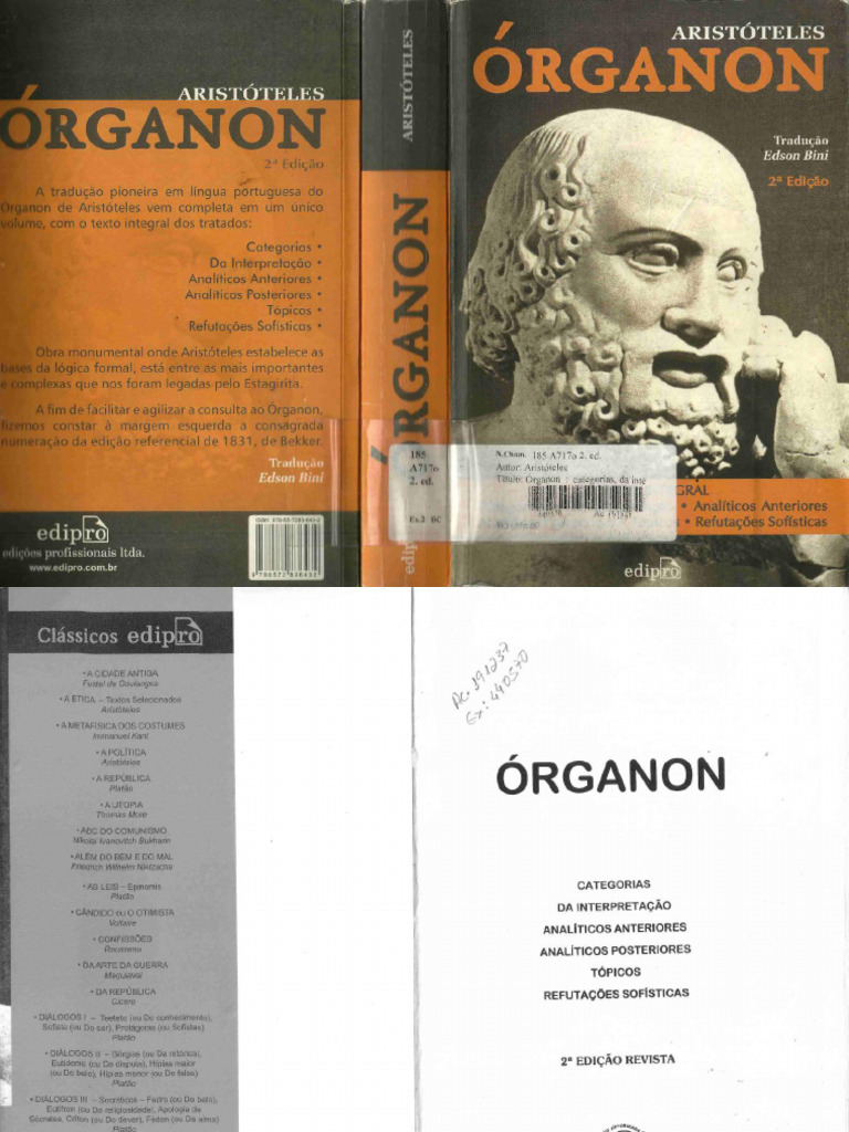 Aristóteles. Órganon | PDF