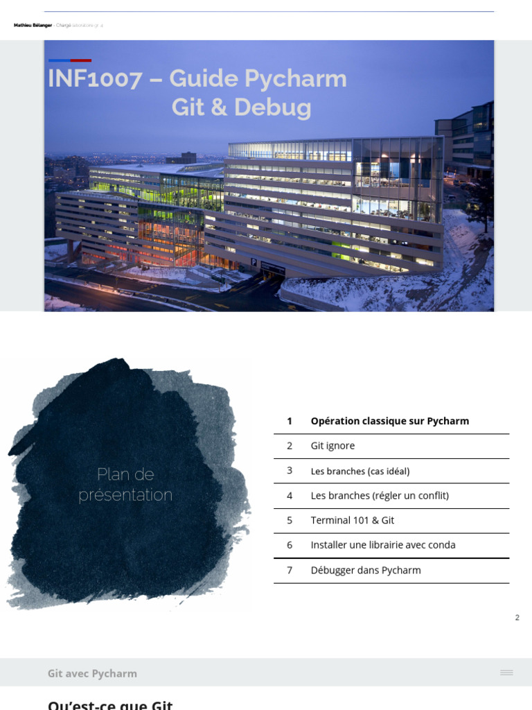 Guide Pycharm : Git et Débogage | PDF | Programme informatique ...