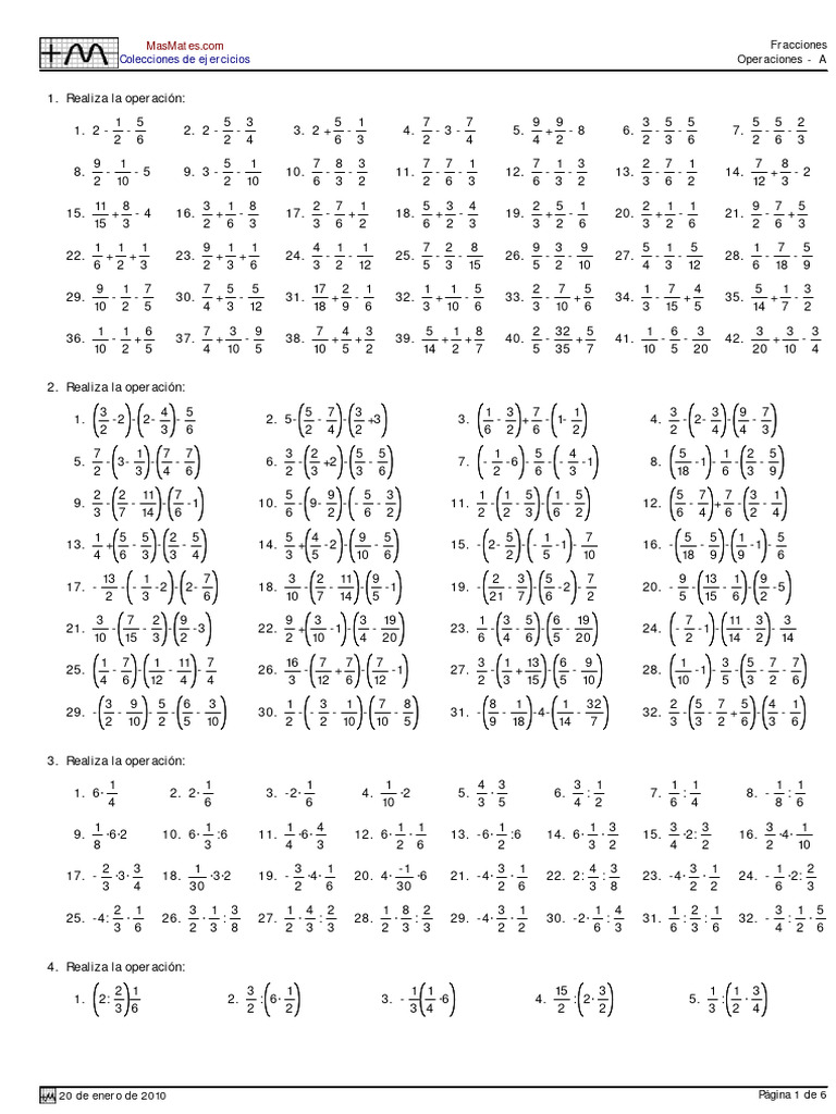 3 Operaciones Básicas Con Fracciones - Unlocked | Descargar gratis PDF | Teoría del ajedrez ...