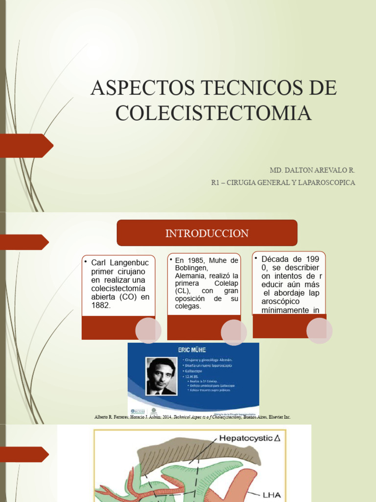 Aspectos Tecnicos de Colecistectomia | PDF | Hígado | Sistema digestivo