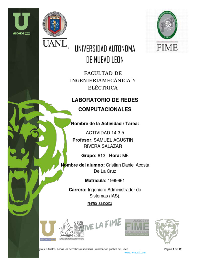 14.3.5 Packet Tracer - Basic Router Configuration Review - ILM | PDF ...