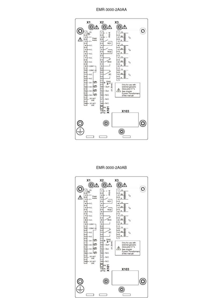 EMR-3000 Wiring Diagrams | PDF | Technology & Engineering