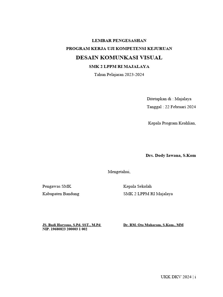 Proposal Ukk 2024 | PDF