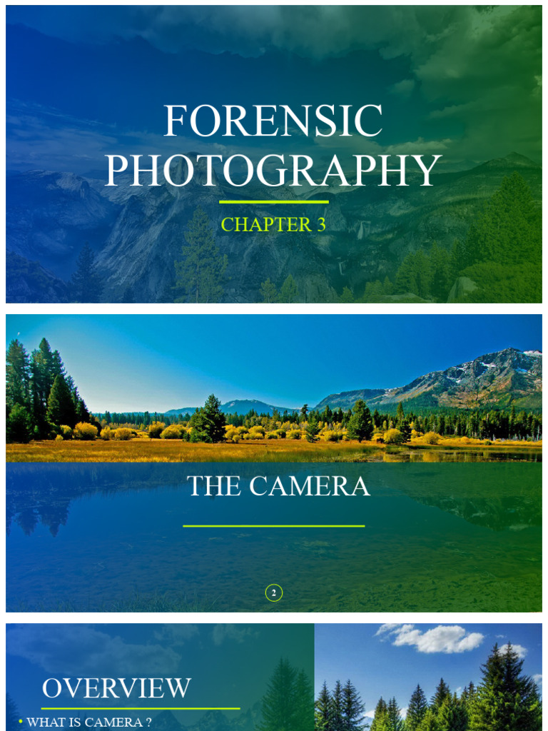 Lecture On Monday in Forensic Photography | PDF | Camera | Zoom Lens