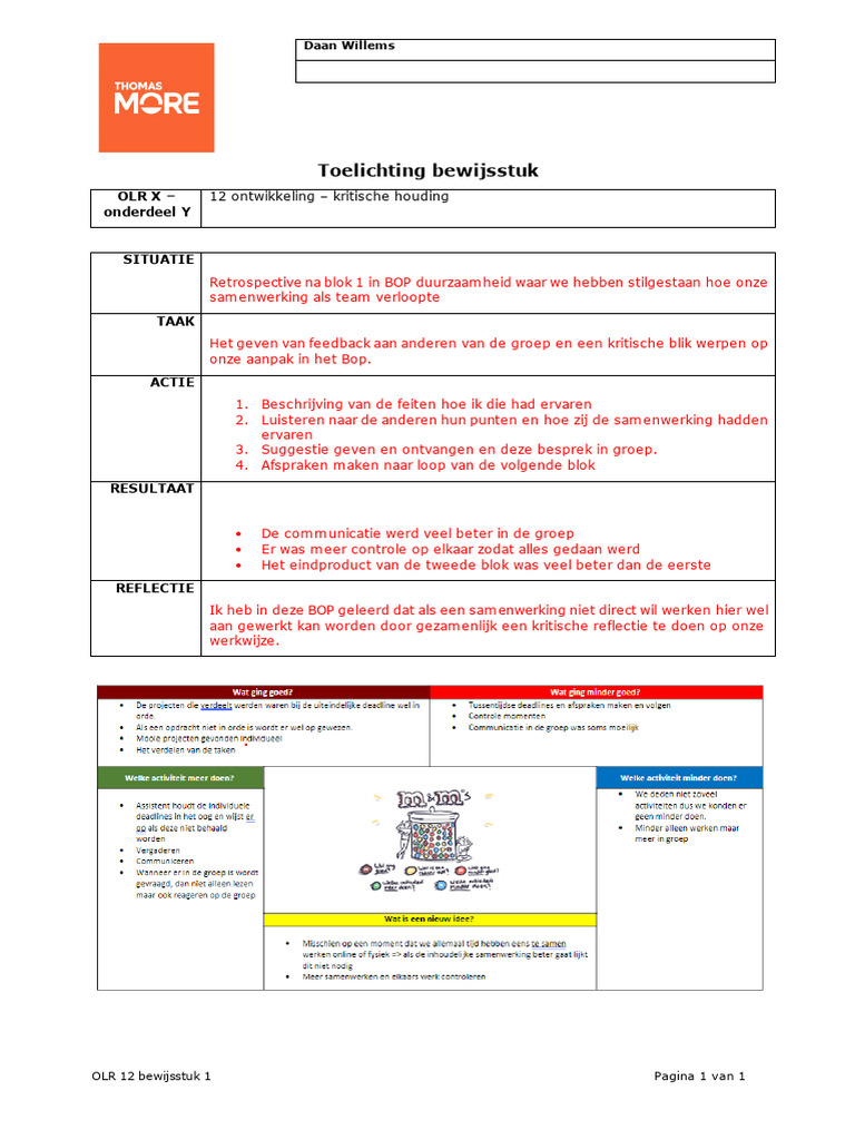 Olr 12 Bewijsstuk 1 | PDF