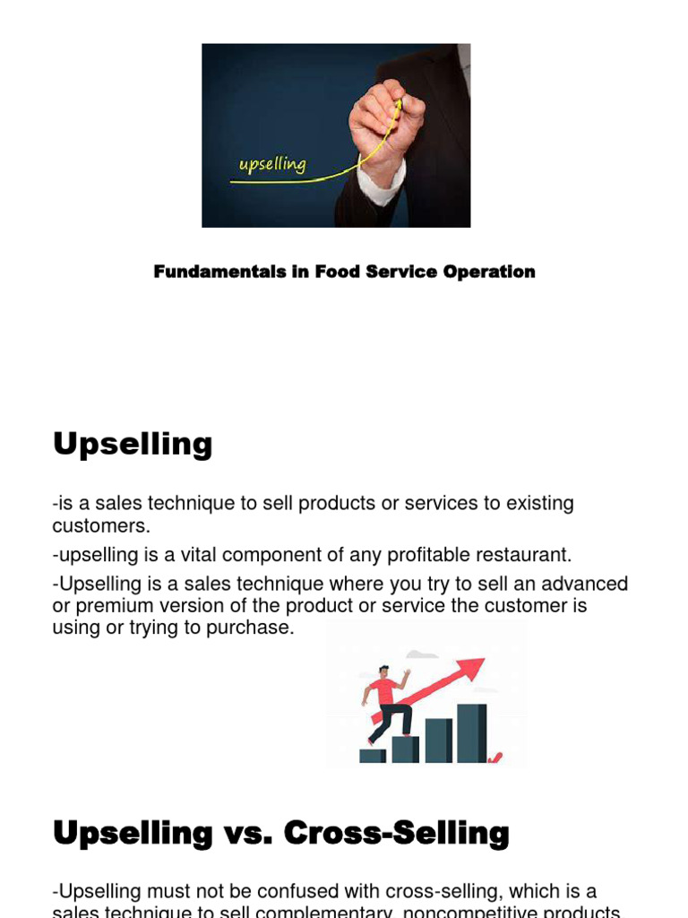 Upselling | PDF | Marketing | Business