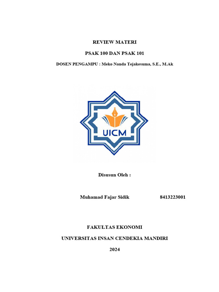 PSAK 100 & 101: Akuntansi Syariah | PDF