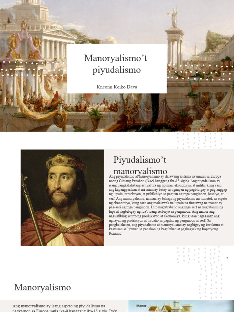 Manoryalismo't | PDF