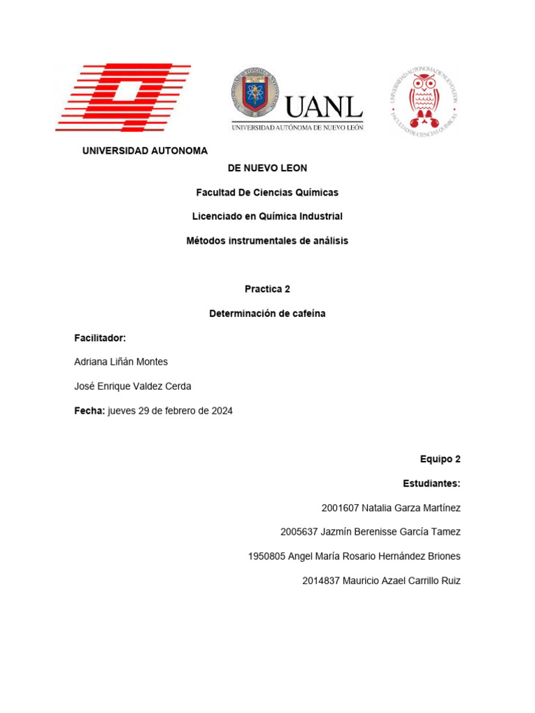 Practica 3 Uv | Descargar gratis PDF | Espectroscopía ultravioleta-visible | Espectro ...