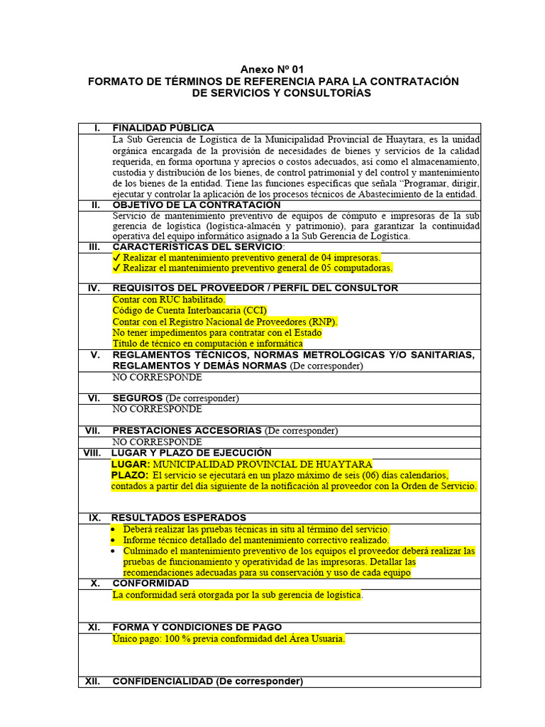 Plantilla de Requerimientos (1) | PDF | Corrupción política | Logística Plantilla de Requerimientos (1) | PDF | Corrupción política | Logística
