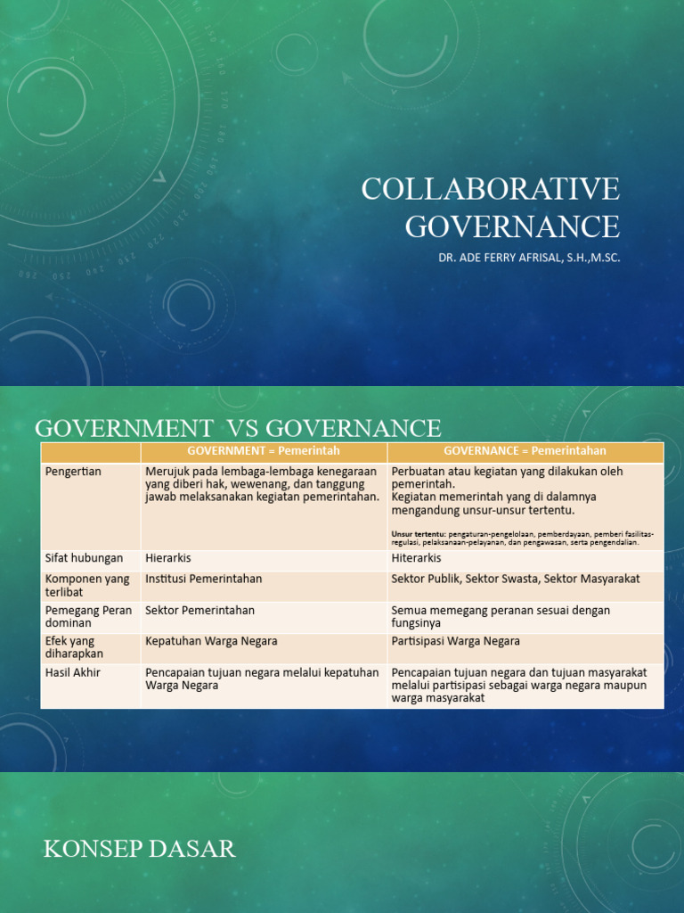 Collaborative Governance | PDF