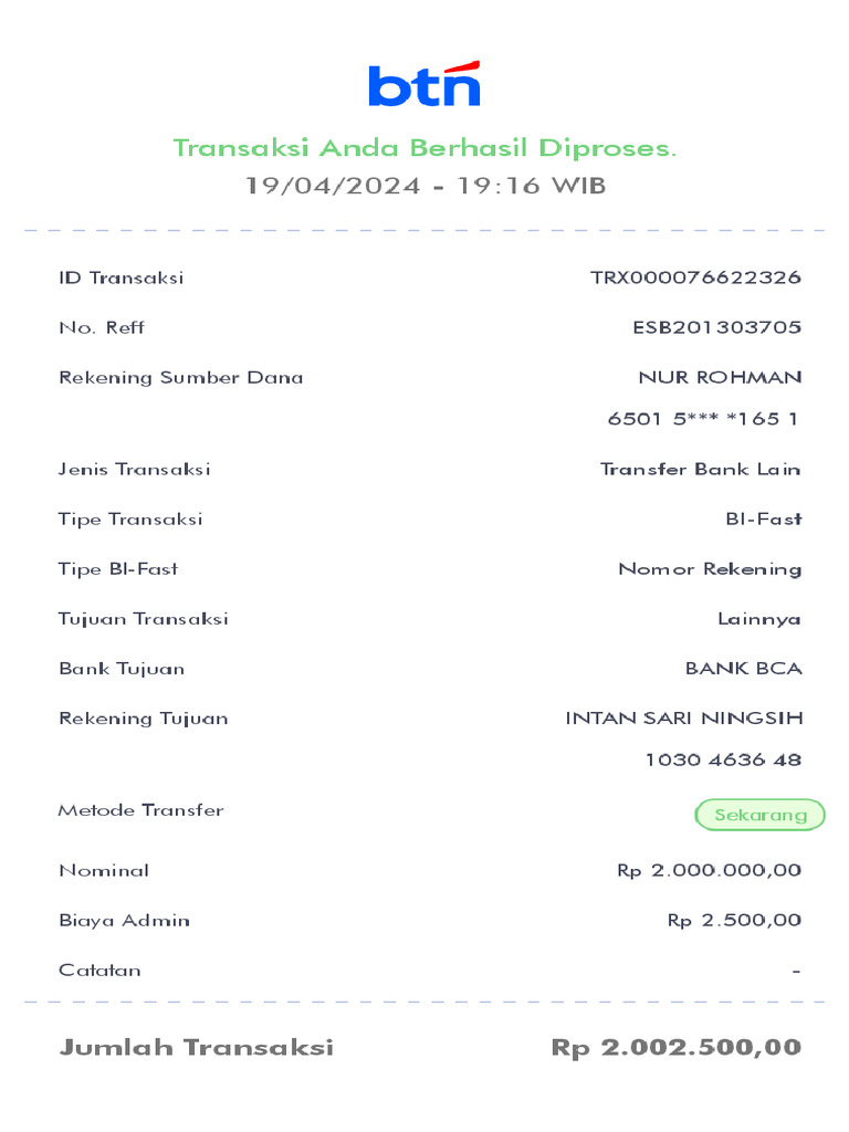 Bukti Transfer | PDF