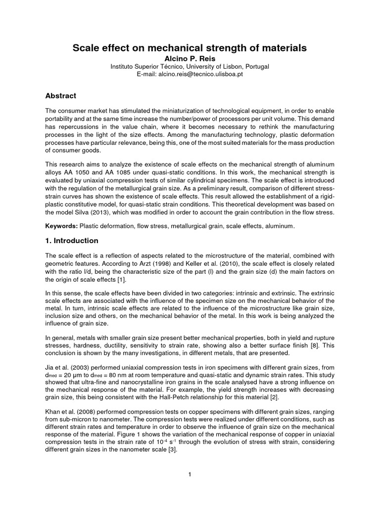 Resumo Alargado | PDF | Deformation (Engineering) | Strength Of Materials