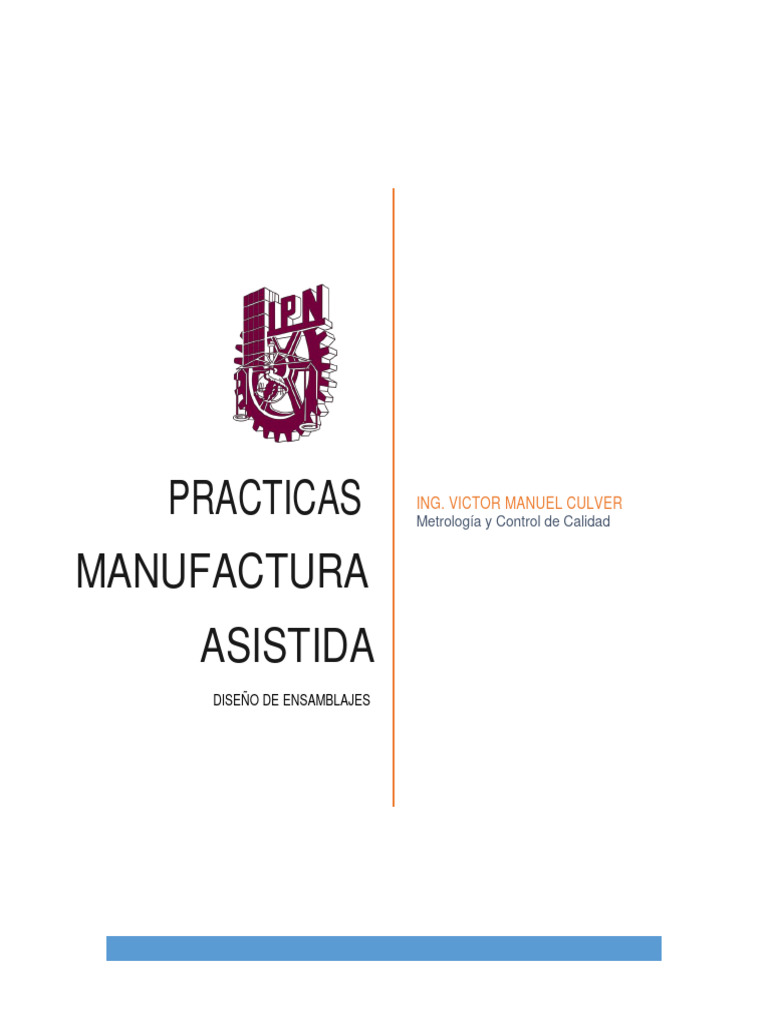 Prácticas de Manufactura Asistida en SolidWorks | PDF | Impresión 3d