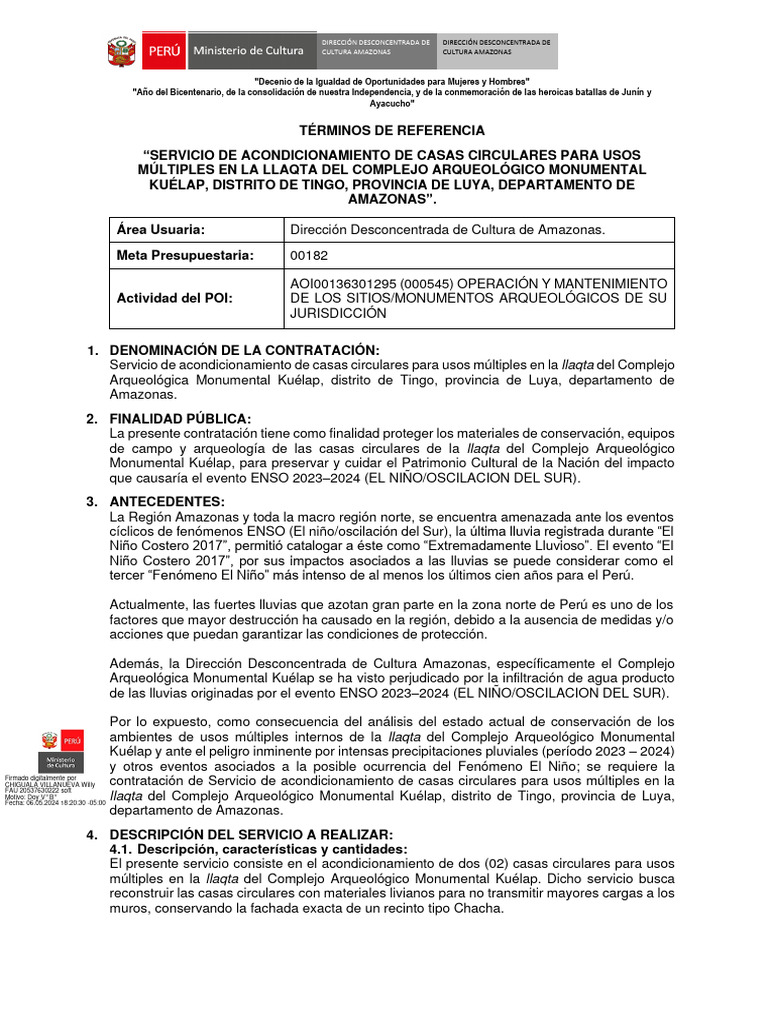 TDR - Plano - Protocolo - Casas Circulares - 07may | PDF | Tornillo