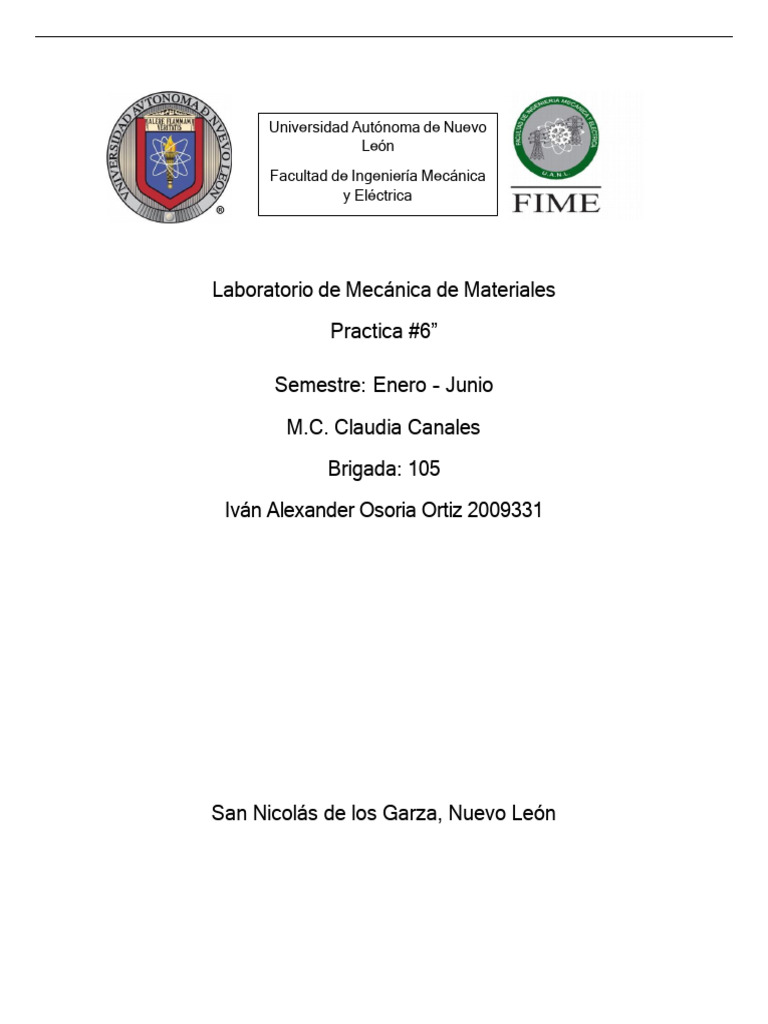 Practica 6 Mec - Mat | PDF