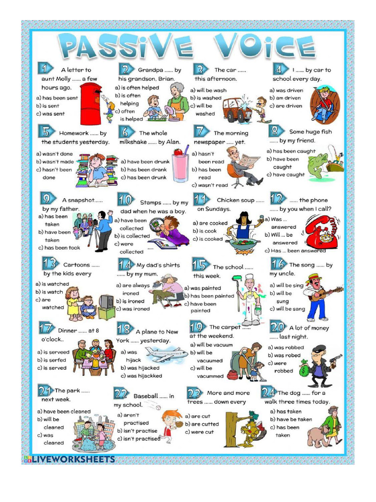 Passive Voice 1 | PDF