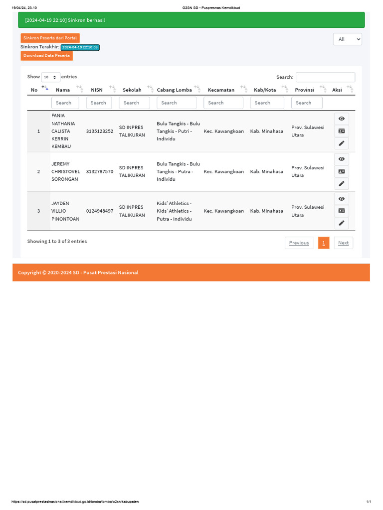 O2SN SD - Puspresnas Kemdikbud | PDF