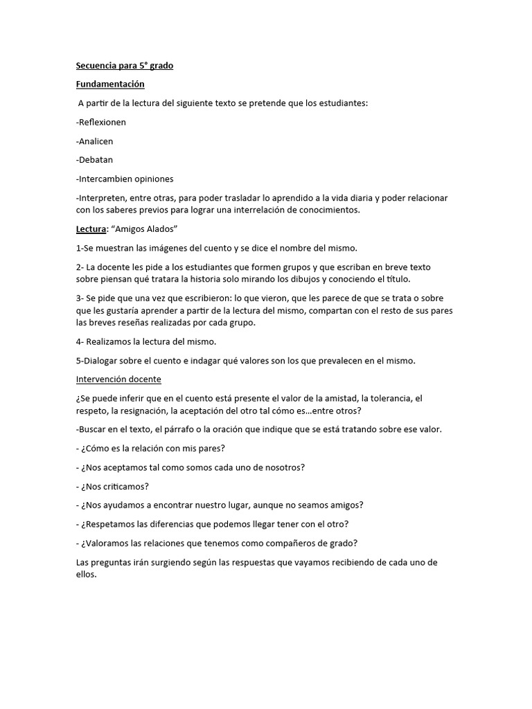 Secuencia para 5 | PDF