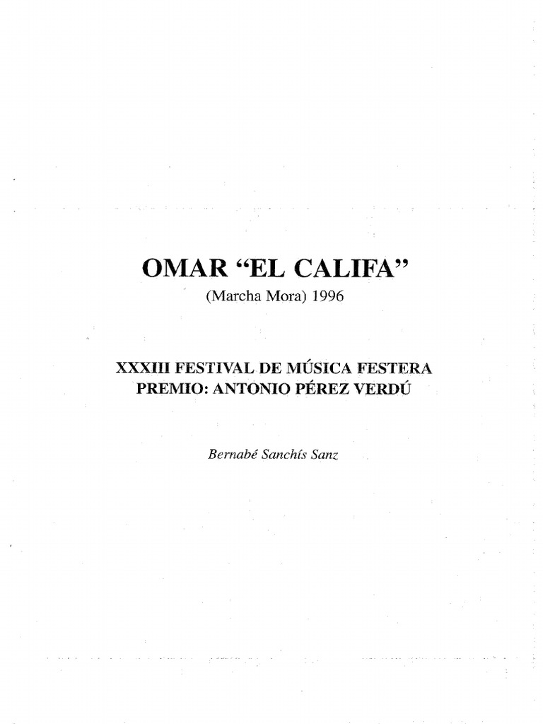 Omar El Califa | PDF