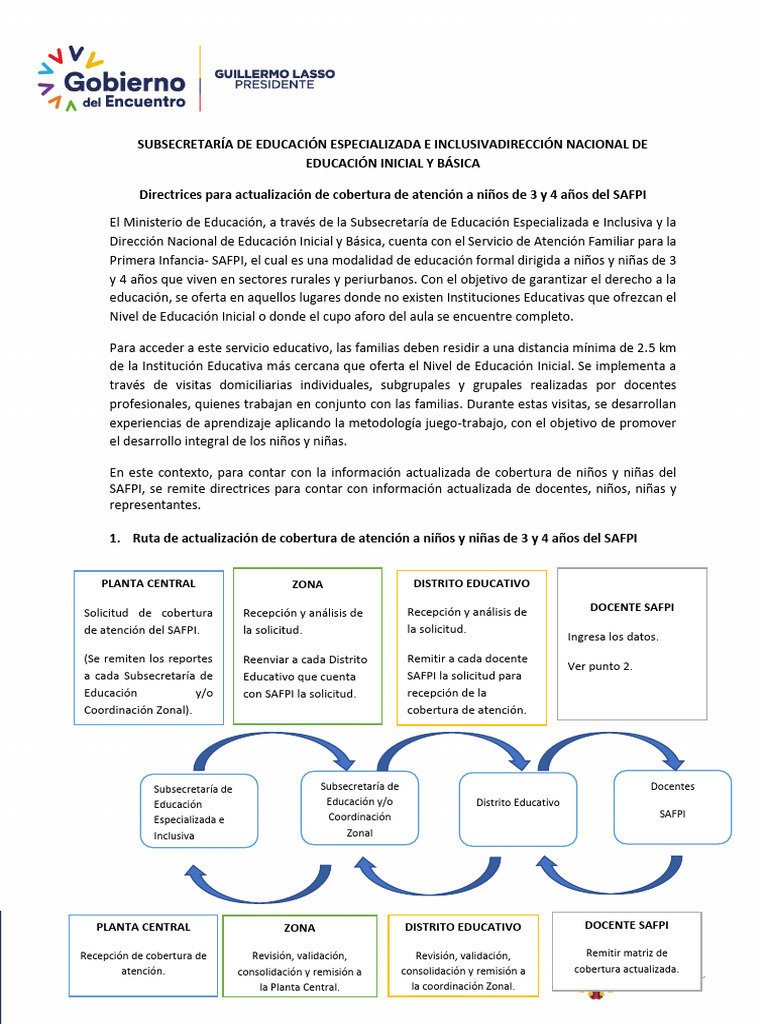 Directrices para Actualizar Información de La Matriz Excel 2023-2024 | PDF | Educación de la ...