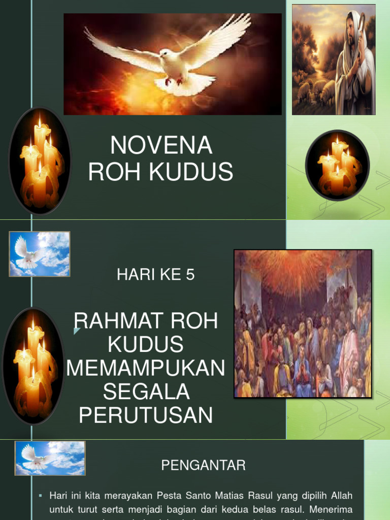 Novena Roh Kudus Hari 5 | PDF